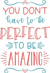 Be Amazing print art print art at EmbroideryDesigns.com ...