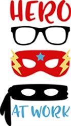 Super Hero At Work print art print art at EmbroideryDesigns.com ...