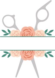 Scissors Name Split print art print art at EmbroideryDesigns.com ...
