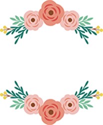 Flower Frame print art print art at EmbroideryDesigns.com ...