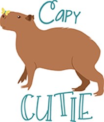 Capy Cute print art print art at EmbroideryDesigns.com ...