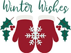 Winter Wishes print art print art at EmbroideryDesigns.com ...