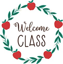 Welcome Class print art print art at EmbroideryDesigns.com ...