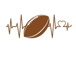Football Heartbeat SVG cut file at EmbroideryDesigns.com ...