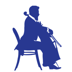 Cellist Silhouette SVG cut file at EmbroideryDesigns.com ...