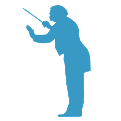 Silhouette Conductor SVG cut file at EmbroideryDesigns.com ...