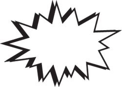 Comic Book Conversation Bubble SVG cut file at EmbroideryDesigns.com ...