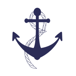 Anchor and Rope SVG cut file at EmbroideryDesigns.com ...