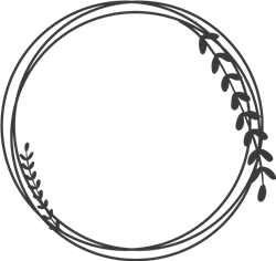 Round Leaf Frame SVG cut file at EmbroideryDesigns.com ...