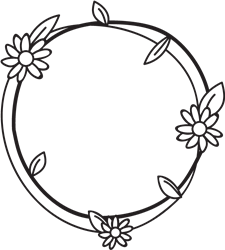 Daisy Circle SVG cut file at EmbroideryDesigns.com | EmbroideryDesigns.com