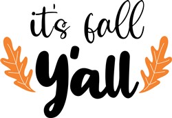 Its Fall Yall SVG cut file at EmbroideryDesigns.com | EmbroideryDesigns.com