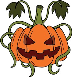 Scary Pumpkin SVG cut file at EmbroideryDesigns.com | EmbroideryDesigns.com