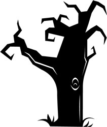 Halloween Tree SVG cut file at EmbroideryDesigns.com ...