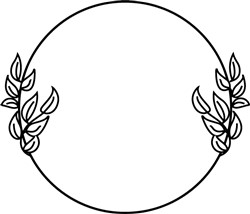 Leaf Frame SVG cut file at EmbroideryDesigns.com | EmbroideryDesigns.com