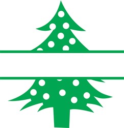 Christmas Tree Split SVG cut file at EmbroideryDesigns.com ...