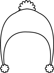 Pom Pom Stocking Cap SVG cut file at EmbroideryDesigns.com ...