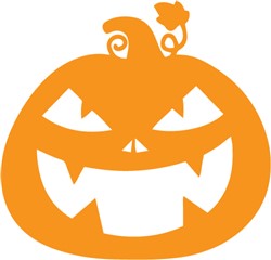 Smiling Pumpkin SVG cut file at EmbroideryDesigns.com ...