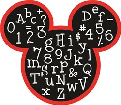 Mickey Mouse ABCs SVG cut file at EmbroideryDesigns.com ...