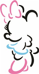 Minnie Mouse Outline SVG cut file at EmbroideryDesigns.com ...