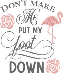 Put Foot Down SVG cut file at EmbroideryDesigns.com | EmbroideryDesigns.com