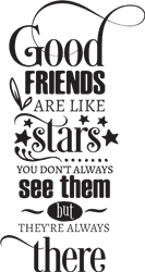Good Friends SVG cut file at EmbroideryDesigns.com | EmbroideryDesigns.com