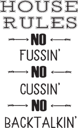 House Rules SVG cut file at EmbroideryDesigns.com | EmbroideryDesigns.com