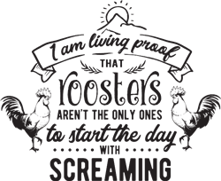 Roosters Screaming SVG cut file at EmbroideryDesigns.com ...