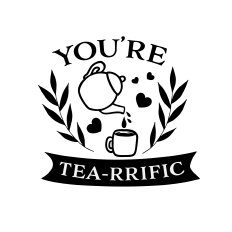 Youre Tea-rrific SVG cut file at EmbroideryDesigns.com ...