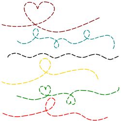 Dotted Lines SVG cut file at EmbroideryDesigns.com | EmbroideryDesigns.com