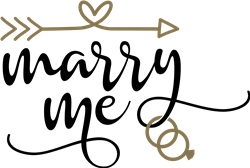 Marry Me SVG cut file at EmbroideryDesigns.com | EmbroideryDesigns.com