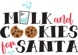 Santas Milk & Cookies SVG cut file at EmbroideryDesigns.com ...