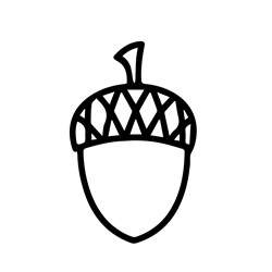 Acorn SVG cut file at EmbroideryDesigns.com | EmbroideryDesigns.com
