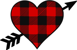 Checked Heart SVG cut file at EmbroideryDesigns.com | EmbroideryDesigns.com