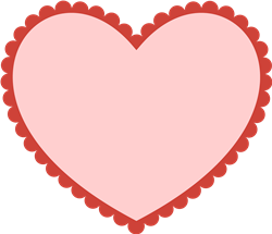 Scalloped Heart SVG cut file at EmbroideryDesigns.com ...