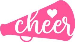 Cheer Megaphone SVG cut file at EmbroideryDesigns.com ...