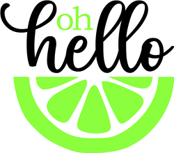Oh Hello Lime SVG cut file at EmbroideryDesigns.com | EmbroideryDesigns.com