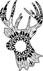 Deer Mandala SVG cut file at EmbroideryDesigns.com | EmbroideryDesigns.com