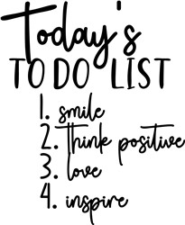 To Do List SVG cut file at EmbroideryDesigns.com | EmbroideryDesigns.com