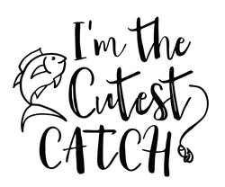 Cutest Catch SVG cut file at EmbroideryDesigns.com | EmbroideryDesigns.com