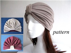 Reversible Jersey Turban PDF Sewing Pattern by Cotton Rasa Patterns ...