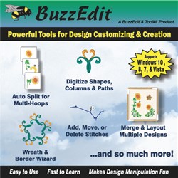 BuzzEdit Version 4 Software - Instant Download | EmbroideryDesigns.com