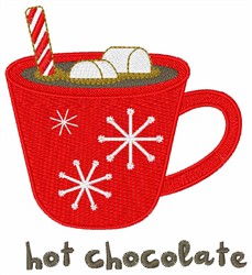 Holiday Hot Chocolate Embroidery Design | EmbroideryDesigns.com