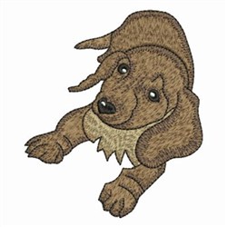 Cute Puppy Embroidery Design | EmbroideryDesigns.com