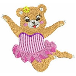 Dancing Bears Embroidery Design | EmbroideryDesigns.com