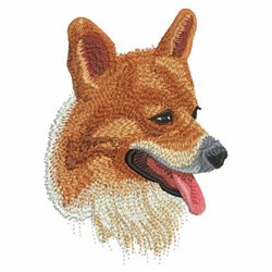 Corgi Dog Embroidery Design | EmbroideryDesigns.com
