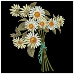 Daisy Delights Embroidery Design | EmbroideryDesigns.com