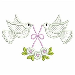 Love Doves Quilt Embroidery Design | EmbroideryDesigns.com