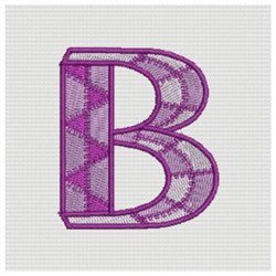 Decorative Letter B Embroidery Design | EmbroideryDesigns.com