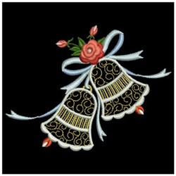 Wedding Bells Embroidery Design | EmbroideryDesigns.com