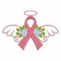 Pink Ribbon Embroidery Design | EmbroideryDesigns.com